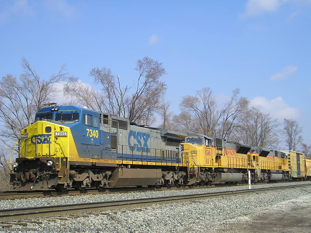 CSXT 7340 ExCon On CSX Q 687